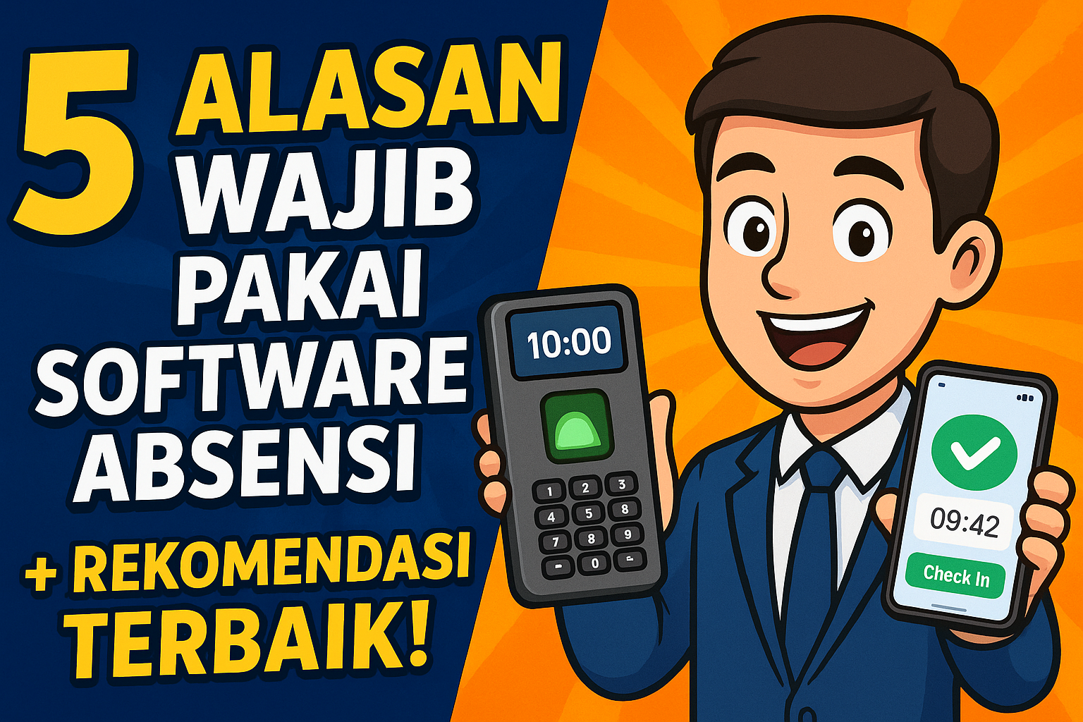 5 Alasan Bisnis Wajib Menggunakan Software Absensi